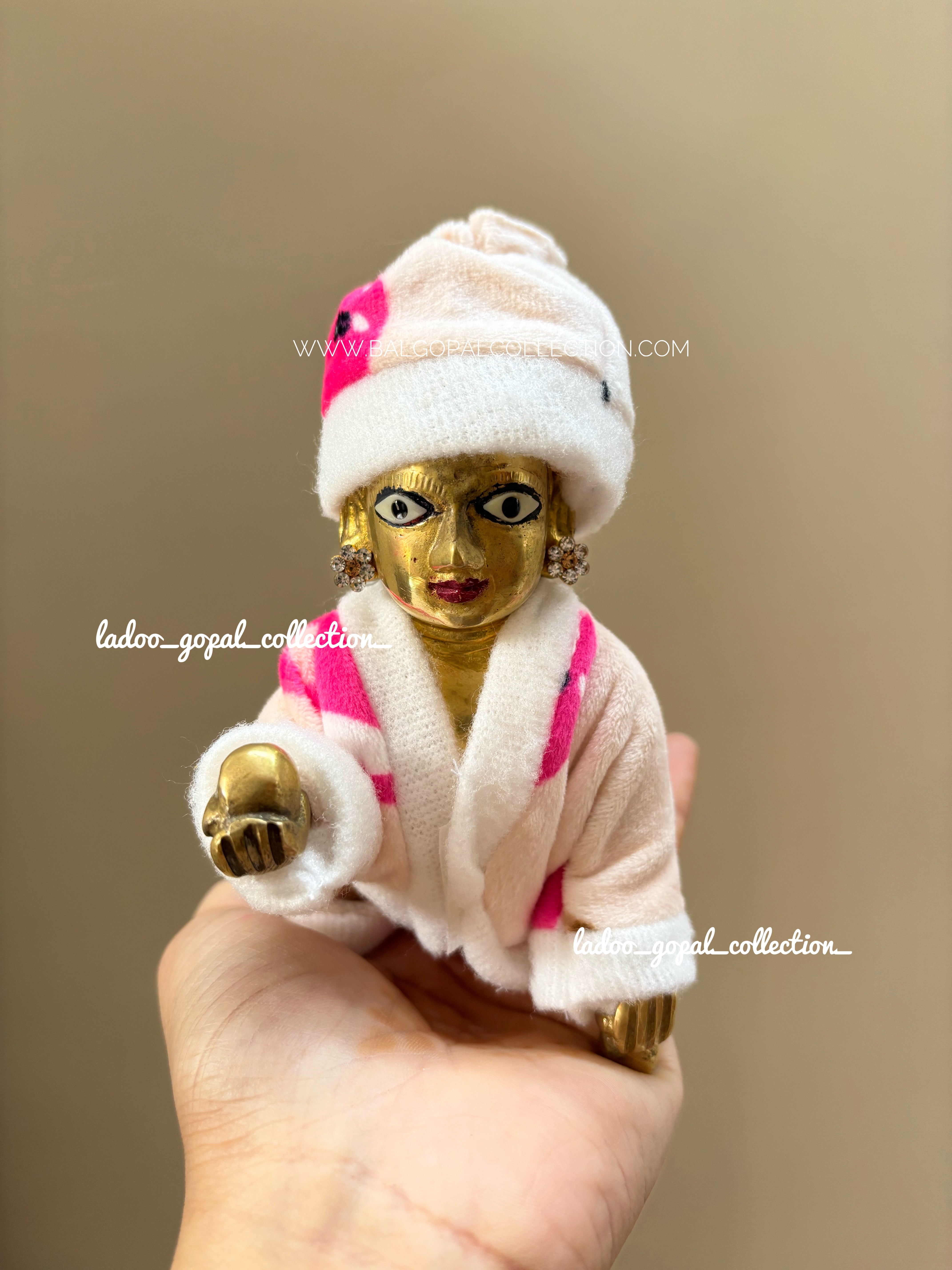 Winter night suit for laddu gopal (2 pcs) – Bal Gopal Collection