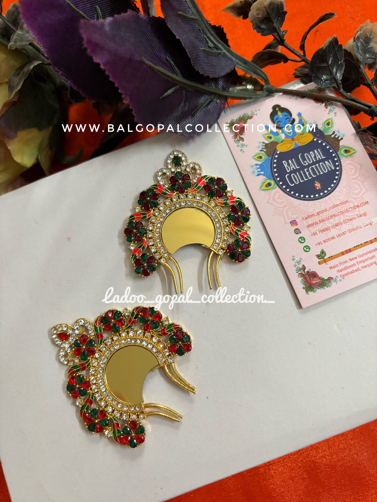 Chandrika for radha rani shringar – Bal Gopal Collection